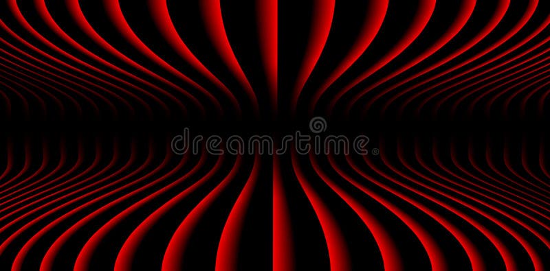 Abstract Background with 3D Red Black Striped Pattern, Interesting ...