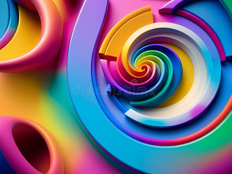 Abstract Background. 3d Rendering, Creative Concept, Art, Ai Generated ...