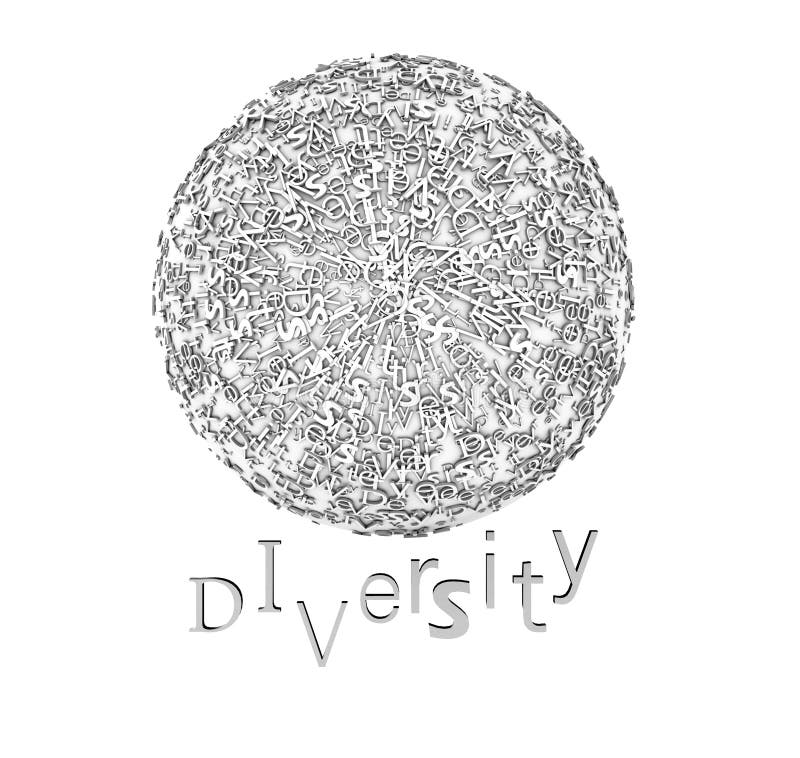 Abstract Background 3D Rendering - Diversity Concept Stock Illustration ...