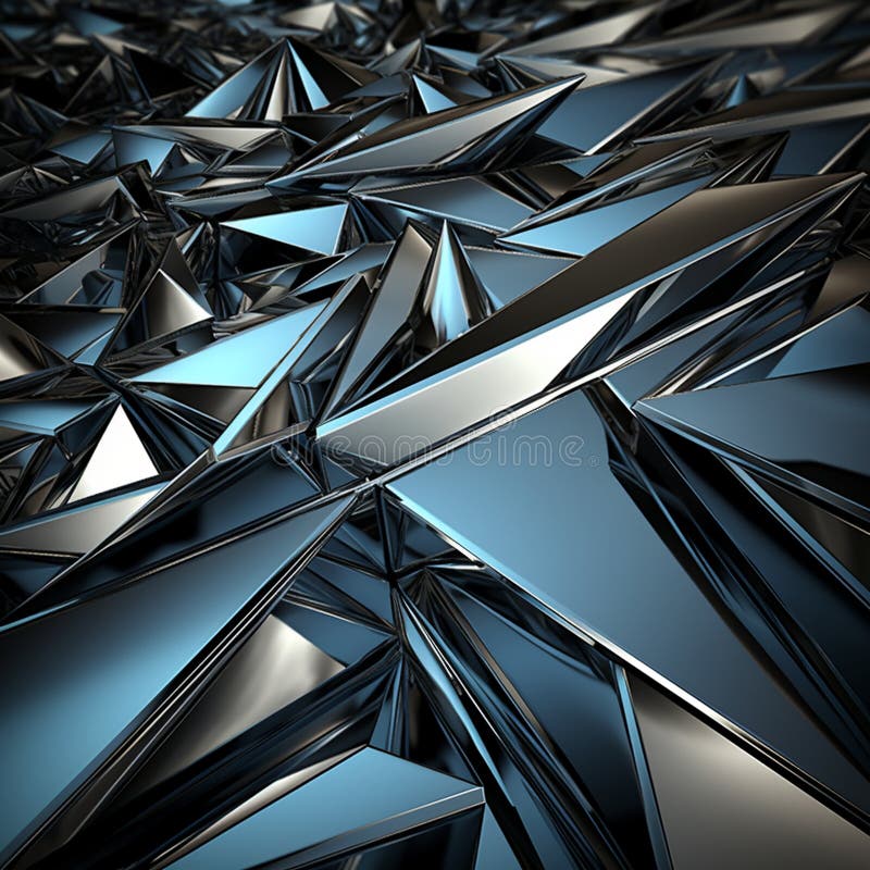 Triangle Sharp Distortion Silver Color Stock Illustrations – 8 Triangle ...