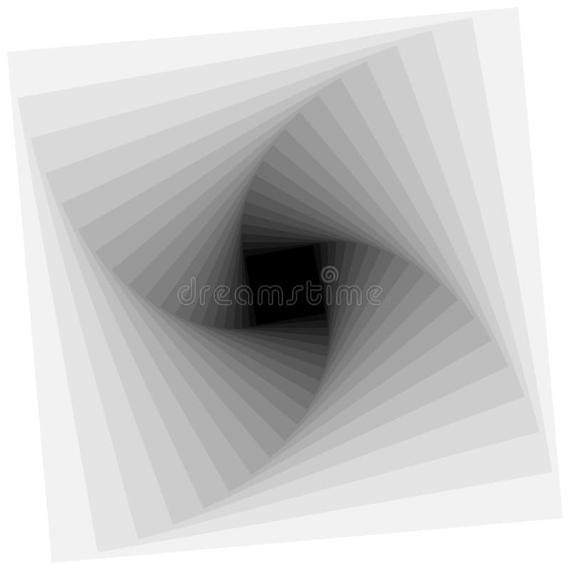 Abstract Background 3D Twist Square Stock Vector - Illustration of ...