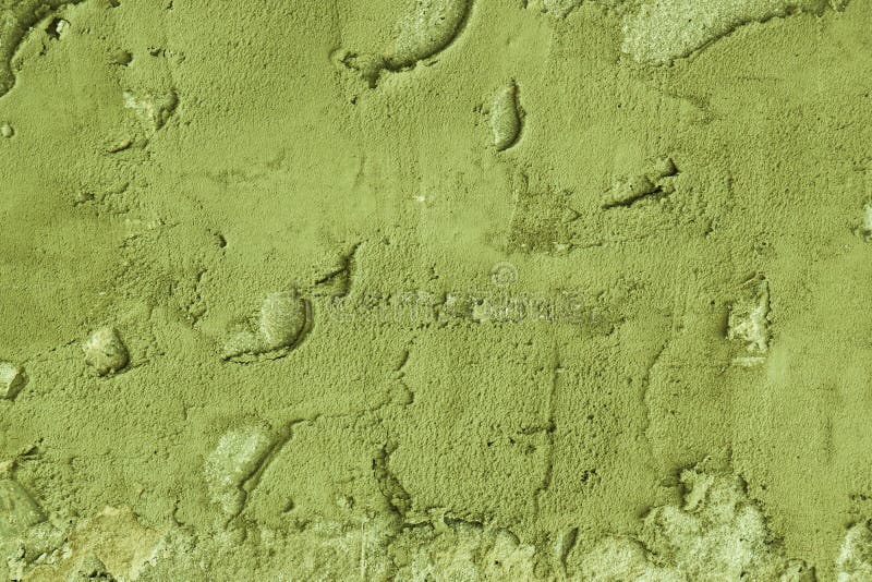 Abstract Background from Damaged Green Plaster. Stock Image - Image of ...