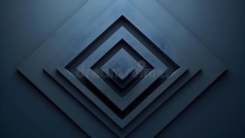 Abstract Background with Dark Blue Geometric Shapes Stock Illustration ...