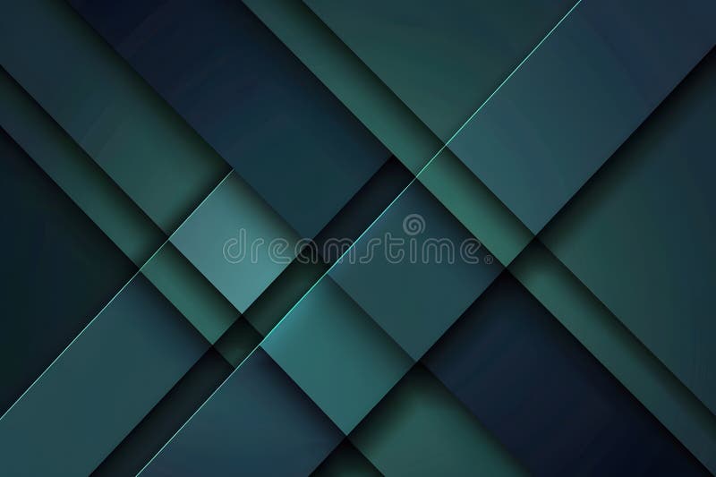 Abstract Background of Dark Green Geometric Rectangular Shapes ...