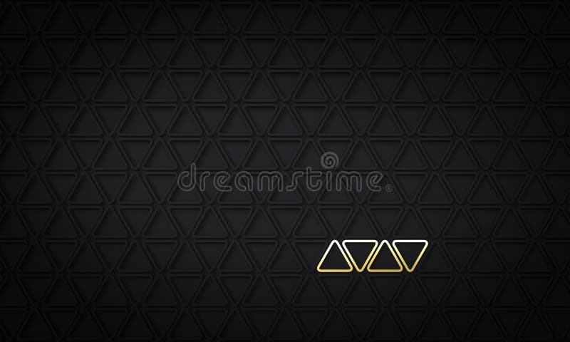 Abstract Background with Dark Triangles Stock Illustration ...