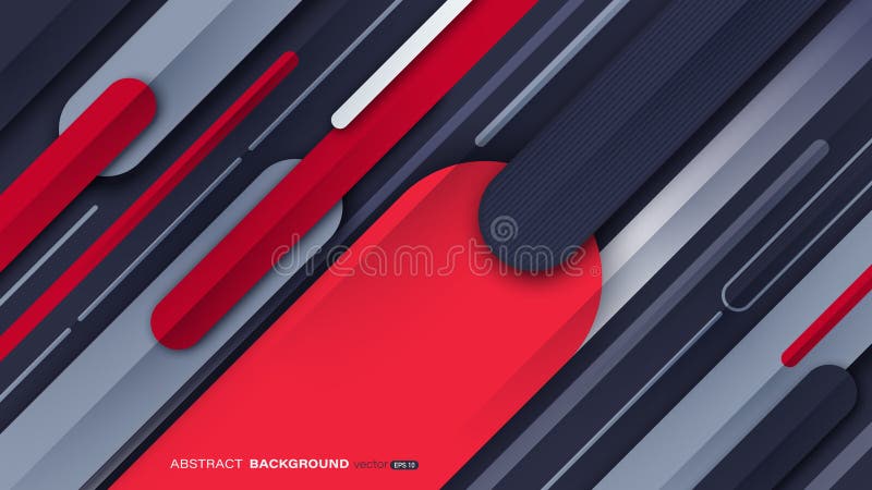 Abstract Background Decorate with Diagonal Red and Blue Geometric Shape ...