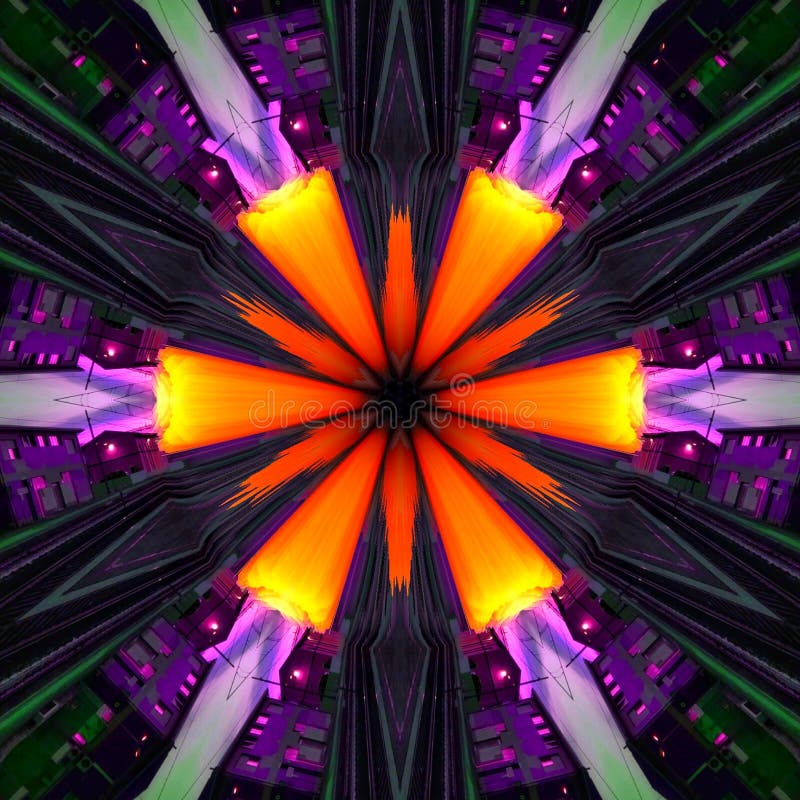 Abstract Background with Decorative Multi Colored Pattern, Digital ...