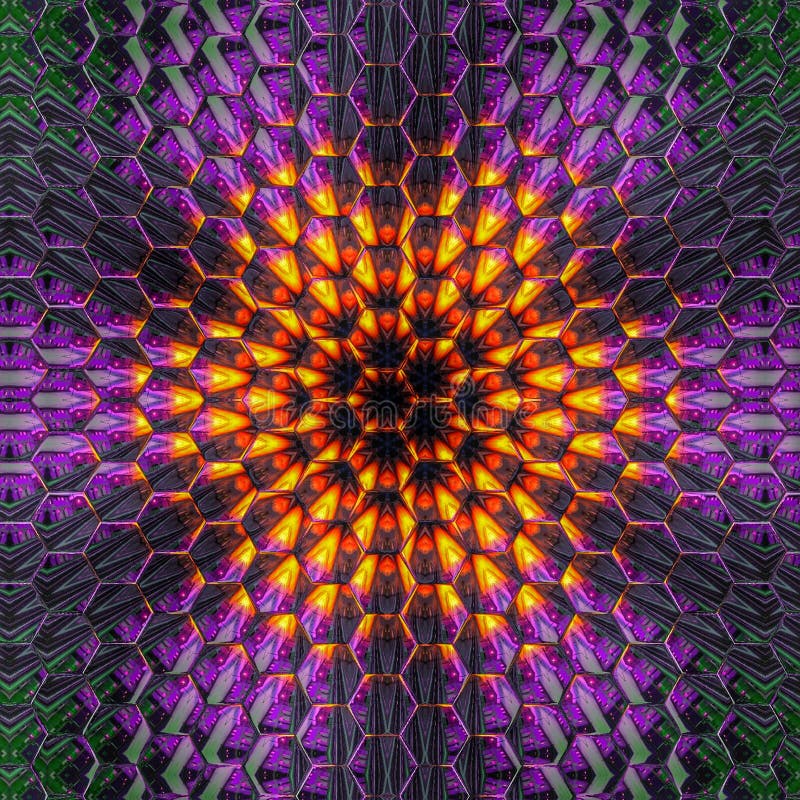 Multi Colored Abstract Background, Yellow and Orange Strips, Warp ...