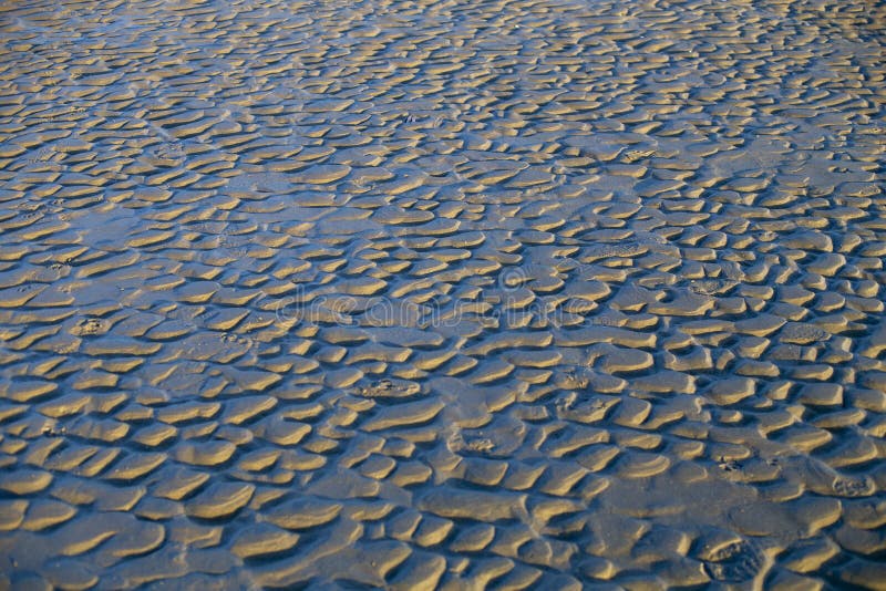 Abstract Background of Deep Sand Ripples at the Beach Stock Photo ...