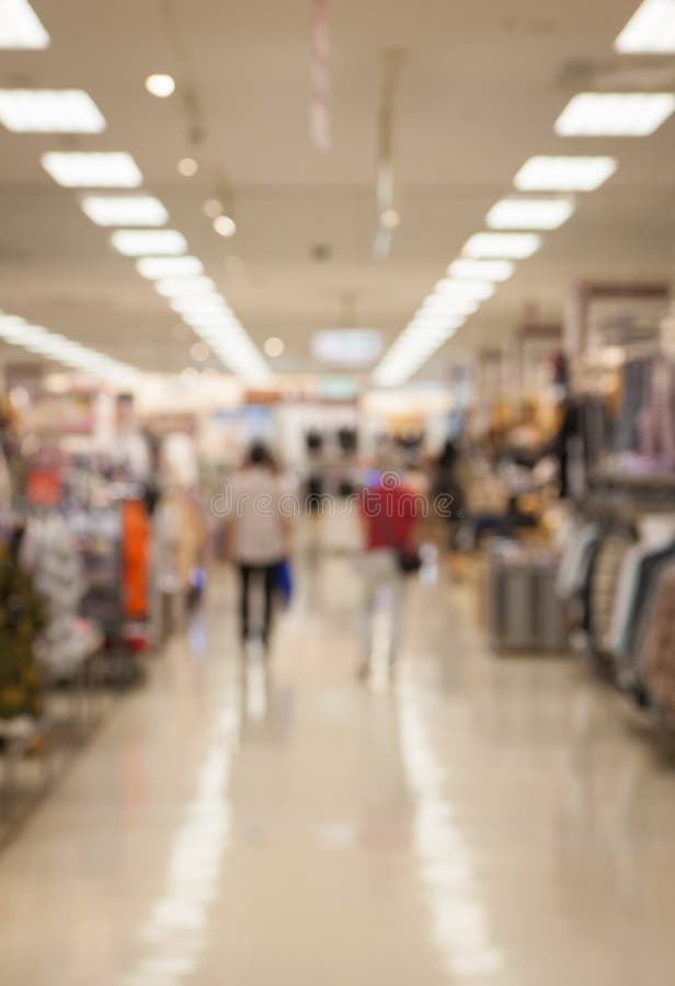 Abstract Background of Department Store Interior Stock Photo - Image of ...