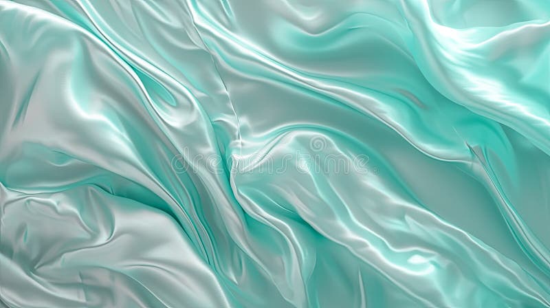 Abstract Background Depicting Smooth Silk Fabric, a Realistic Vector ...
