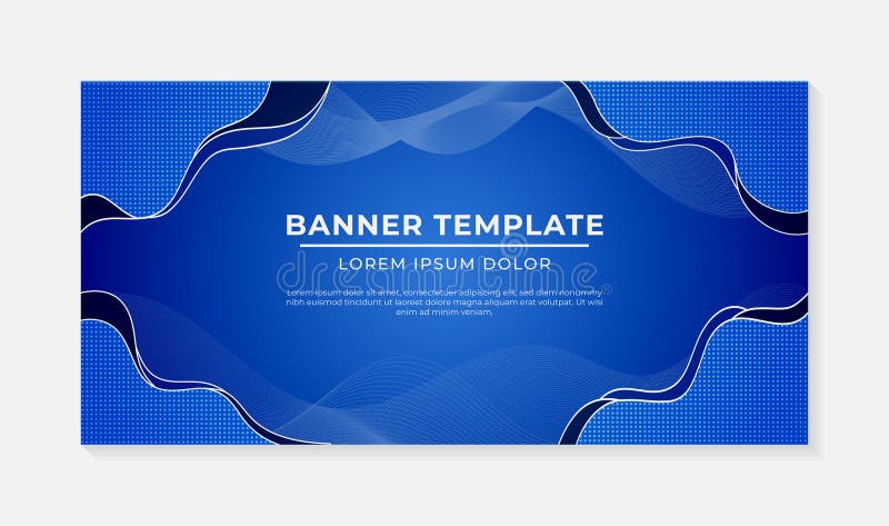 Abstract Background Design with Elegant Blue Wave Pattern Stock Vector ...