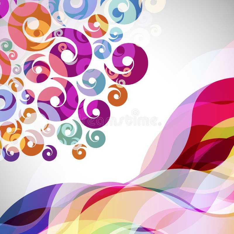 Abstract Background with Design Elements. Vector Stock Vector ...