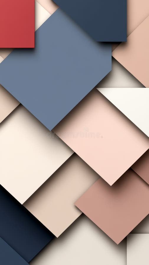 Abstract Background Design Featuring Layered Geometric Shapes Various ...