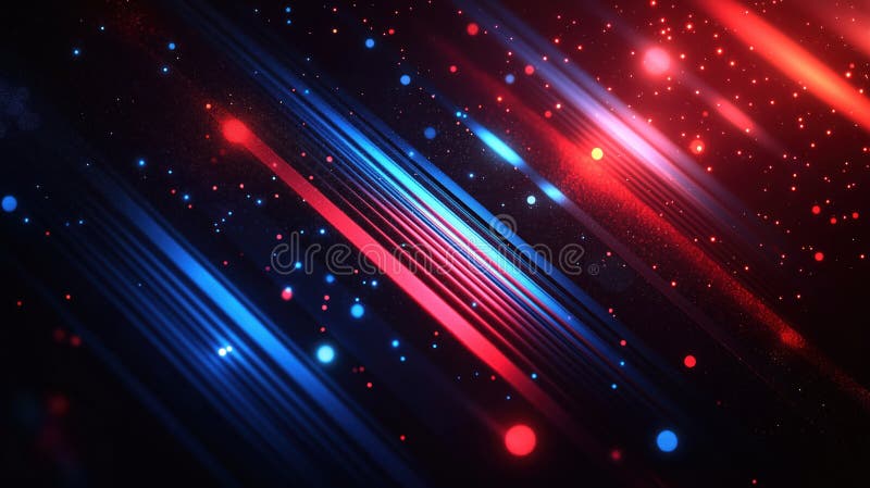 Abstract Background Design with Overlapping Blue, Red Diagonal Lines ...
