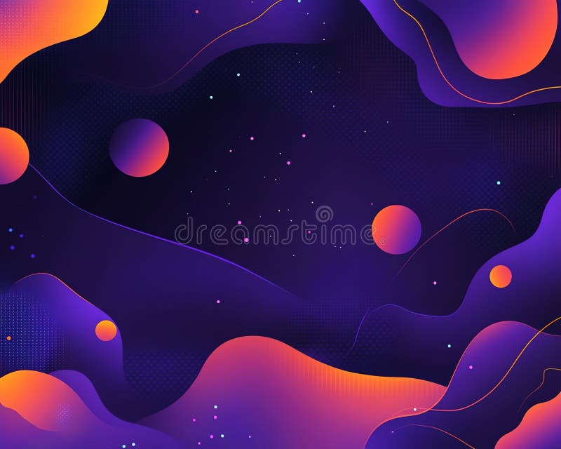 Abstract Background Design Purple Orange Gradient Stock Image - Image ...