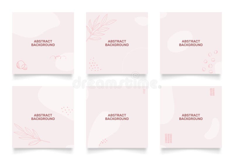 Abstract Background Design for Social Media Insta Story Feed Post. Pink ...