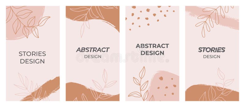 Abstract Background Design Templates for Social Media Posts and ...
