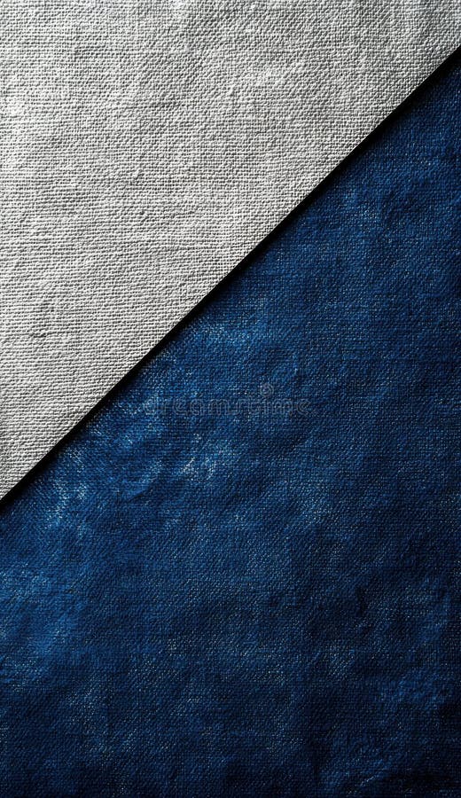 Abstract Background with Diagonal Division of Blue and White Textures ...