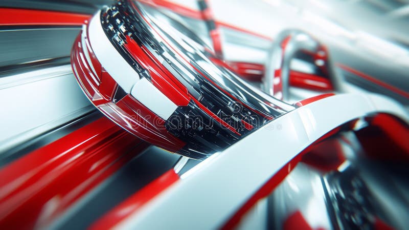 Abstract Corporate Banner Web Design Red White Geometric Diagonal ...