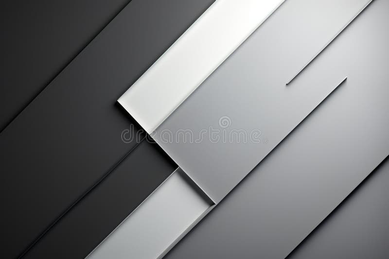 Abstract Background with Diagonal Overlapping Black, White and Gray ...