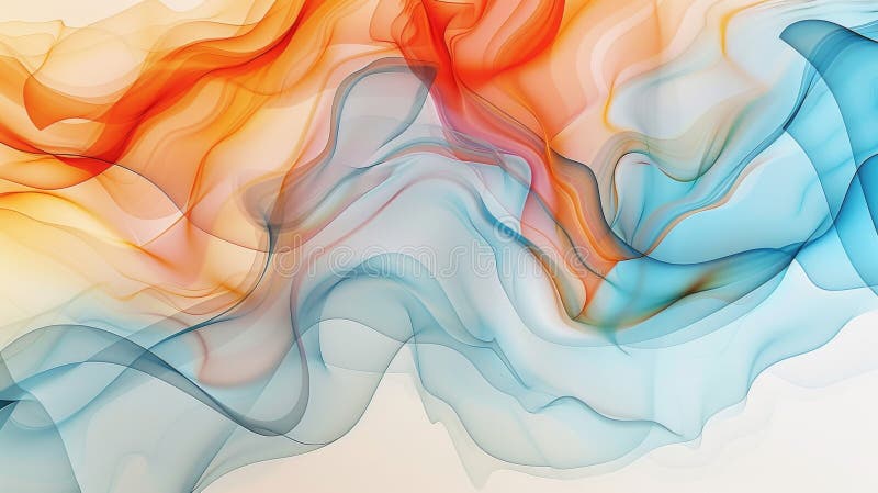 Abstract Background with Different Objects Flying. Graphic Design ...