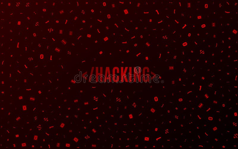 Abstract Background from Different Programming Symbols. Hi-tech and ...