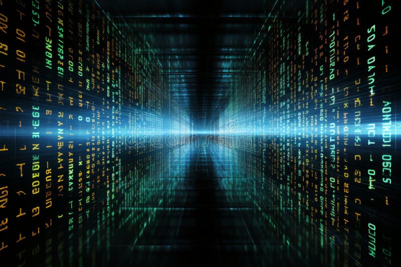 Digital Binary Data on Computer Screen for Technology Background or ... Digital Binary Data on Computer Screen for Technology Background or ...