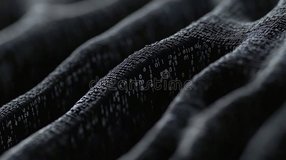 Abstract Background With Digital Binary Code Matrix Numbers Virtual