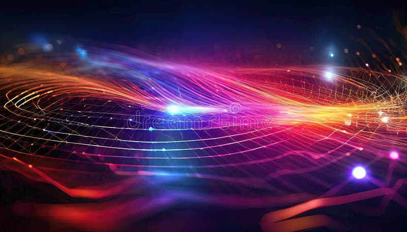 Abstract Background of Digital Code Flow, Neural Networks, Artificial ... Abstract Background of Digital Code Flow, Neural Networks, Artificial ...