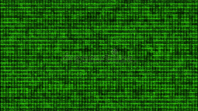 Abstract Background, Digital Data Matrix Stock Illustration ...