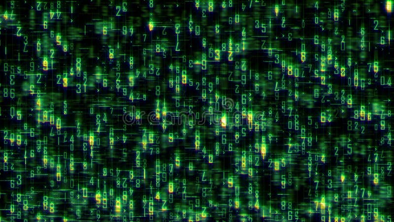 Abstract Background, Digital Data Matrix Stock Illustration ...