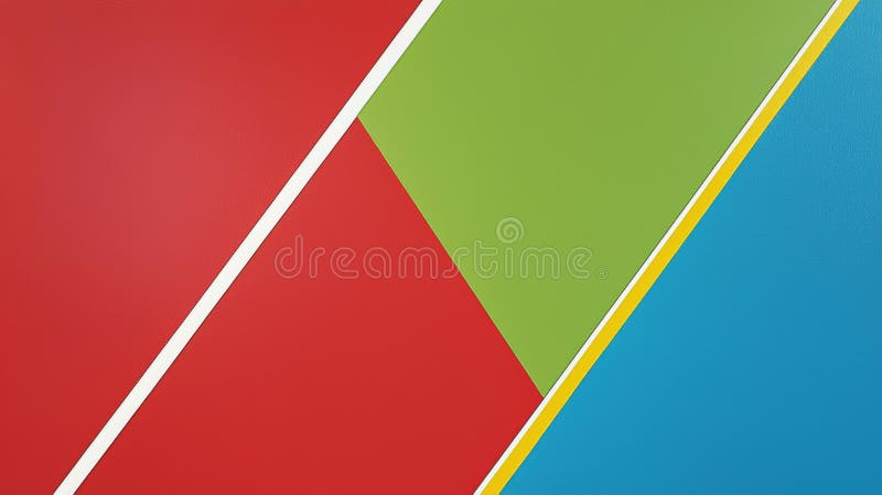 Abstract Background Displaying Intersecting Triangles of Red, Green ...