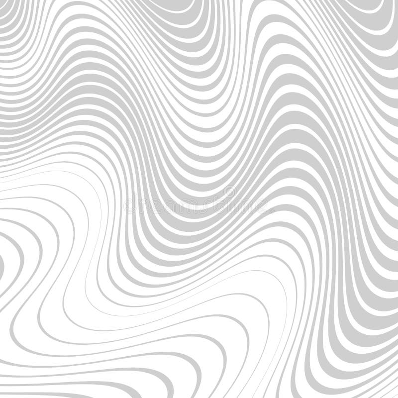 Background of Distorted Lines. Stock Vector - Illustration of asymmetry ...