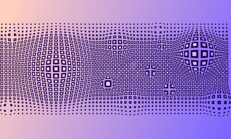 Abstract Background with Distorted Shapes Stock Vector - Illustration ...