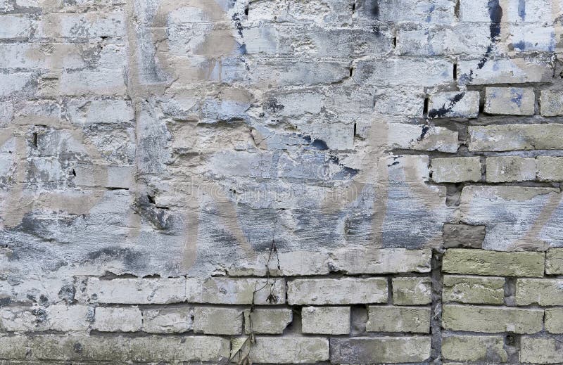 Abstract Background of Distressed Brick Wall Stock Image - Image of ...