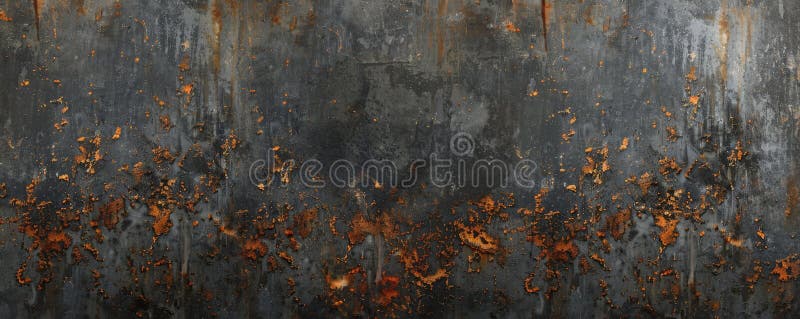 An Abstract Background with a Distressed Metallic Panel, Displaying a ...