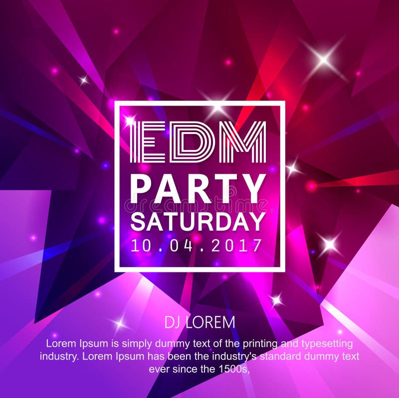 Edm Text Poster Stock Illustrations – 86 Edm Text Poster Stock ...