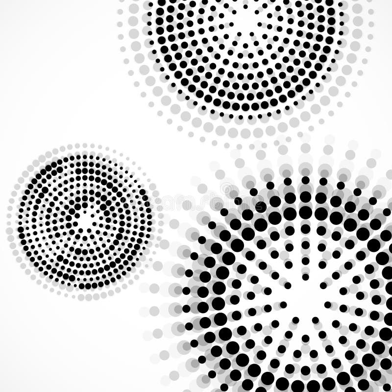 Abstract Background with Dotted Circles Stock Vector - Illustration of ...