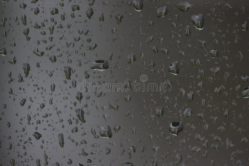 Abstract Background of Drops on a Window Close-up. Stock Photo - Image ...