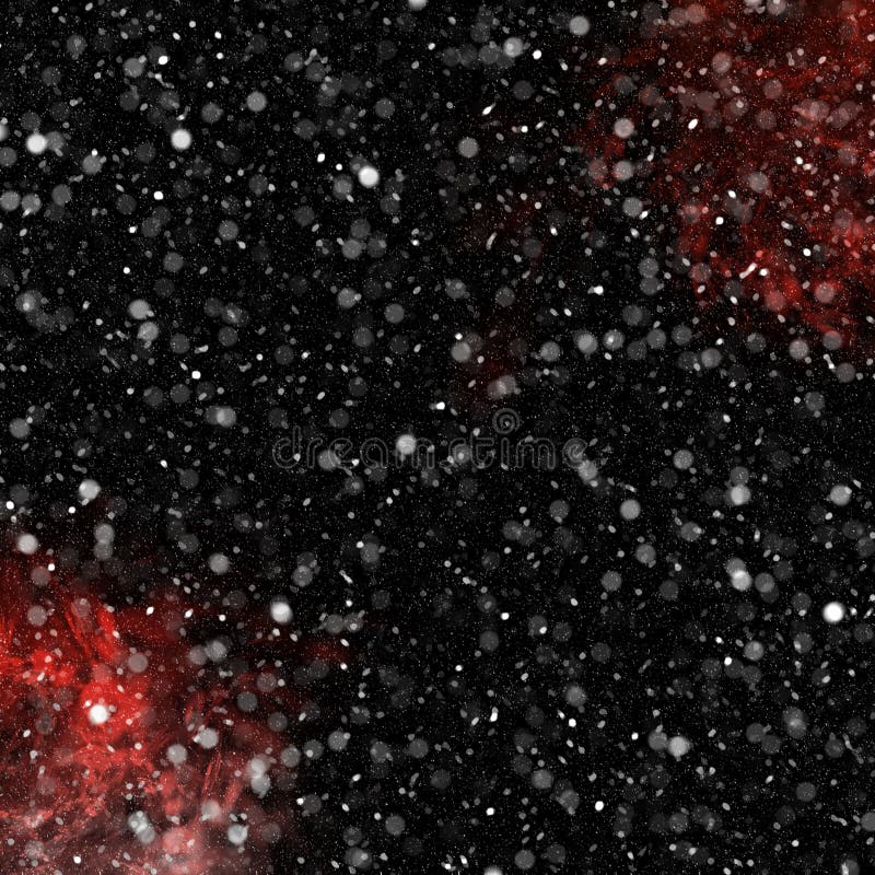 Abstract Background with Dust and Stars in Red and Black Colors Stock ...