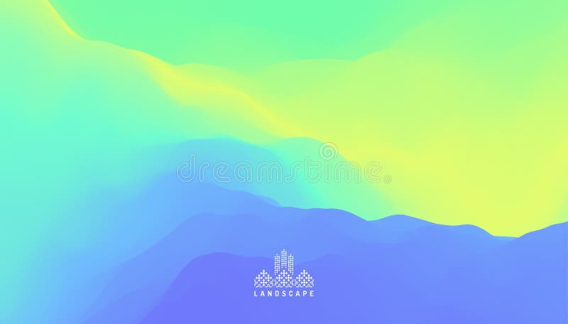 Abstract Background With Dynamic Effect Creative Design Poster With