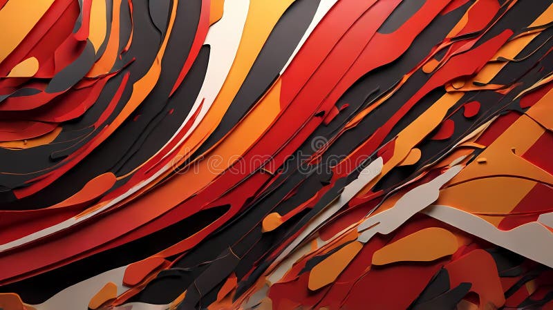 Abstract Background with a Dynamic Energy Theme and Abstract ...