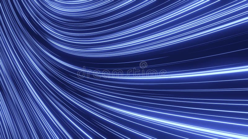 Abstract Background. Dynamic Pattern with Wawe Lines and Light. Blue ...