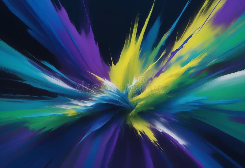 Abstract Background with Dynamic Swirls of Vivid Colors Stock ...