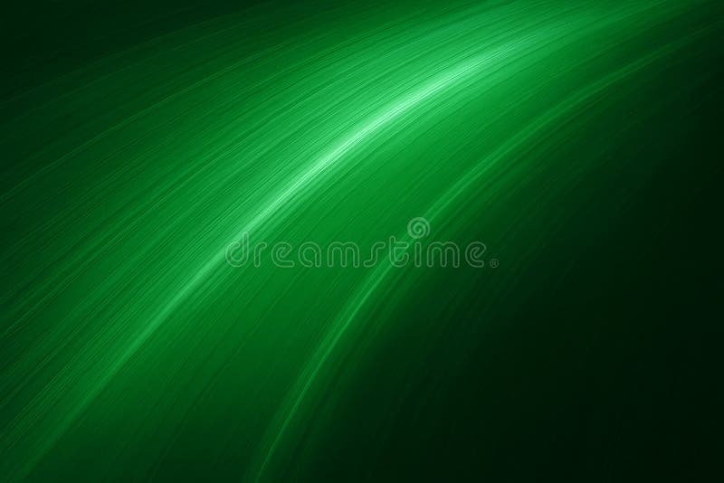 Vibrant Green Light Wave Abstract Background Stock Illustration ...