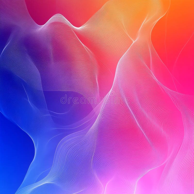 Abstract Background with Dynamic Waves. Vector Illustration. Eps 10 ...