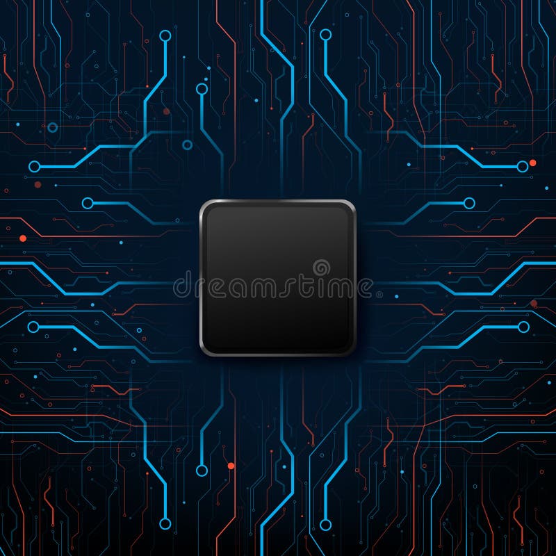 Abstract Background Electronic Print Circuit Dot and Line 006 Stock ...