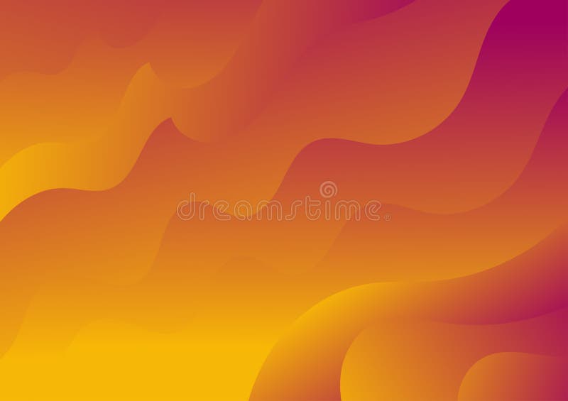 Autumn Bright Shiny Wave Flex Orange Colorful Abstract Background ...