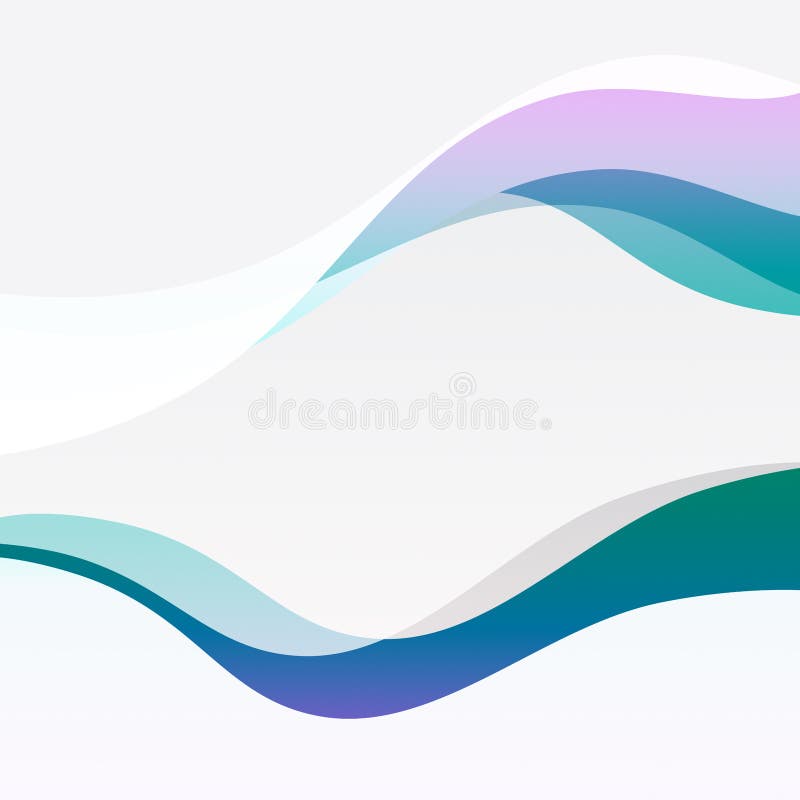 Abstract Background with Elegant Waves Stock Illustration ...